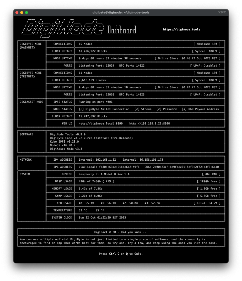 Home - DigiNode Tools